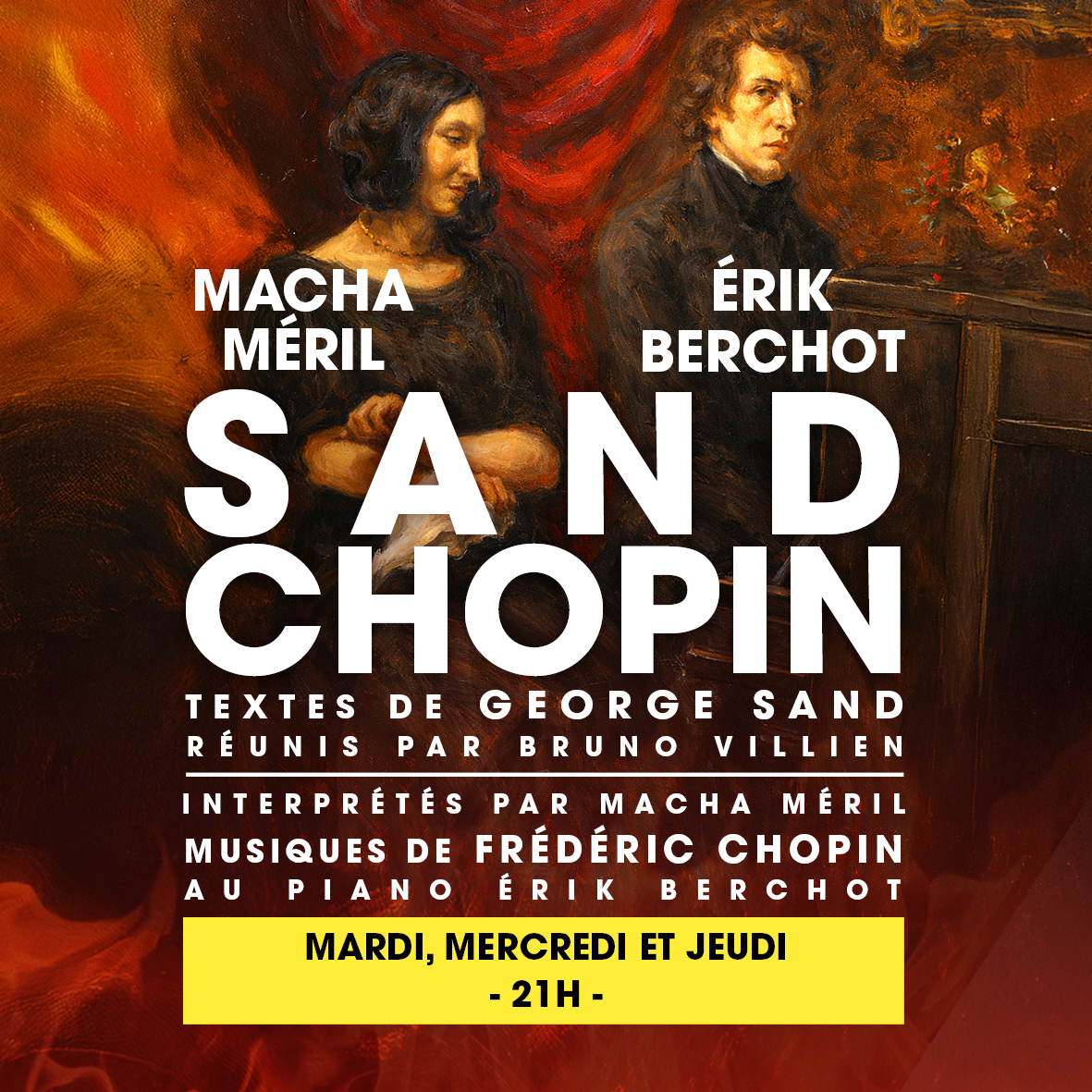 SAND CHOPIN • Théâtre de Poche Montparnasse